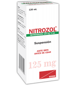 Nitrozol Suspension 125 mg / 5 ml frasco 120 ml - Laboratorios Quimifar