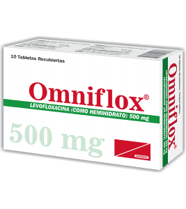 Omniflox 500 mg caja x 10 Tabletas - Laboratorios Quimifar