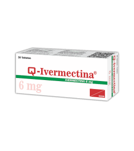 Q-Ivermectina 6mg caja x 30 tabletas - Laboratorios Quimifar